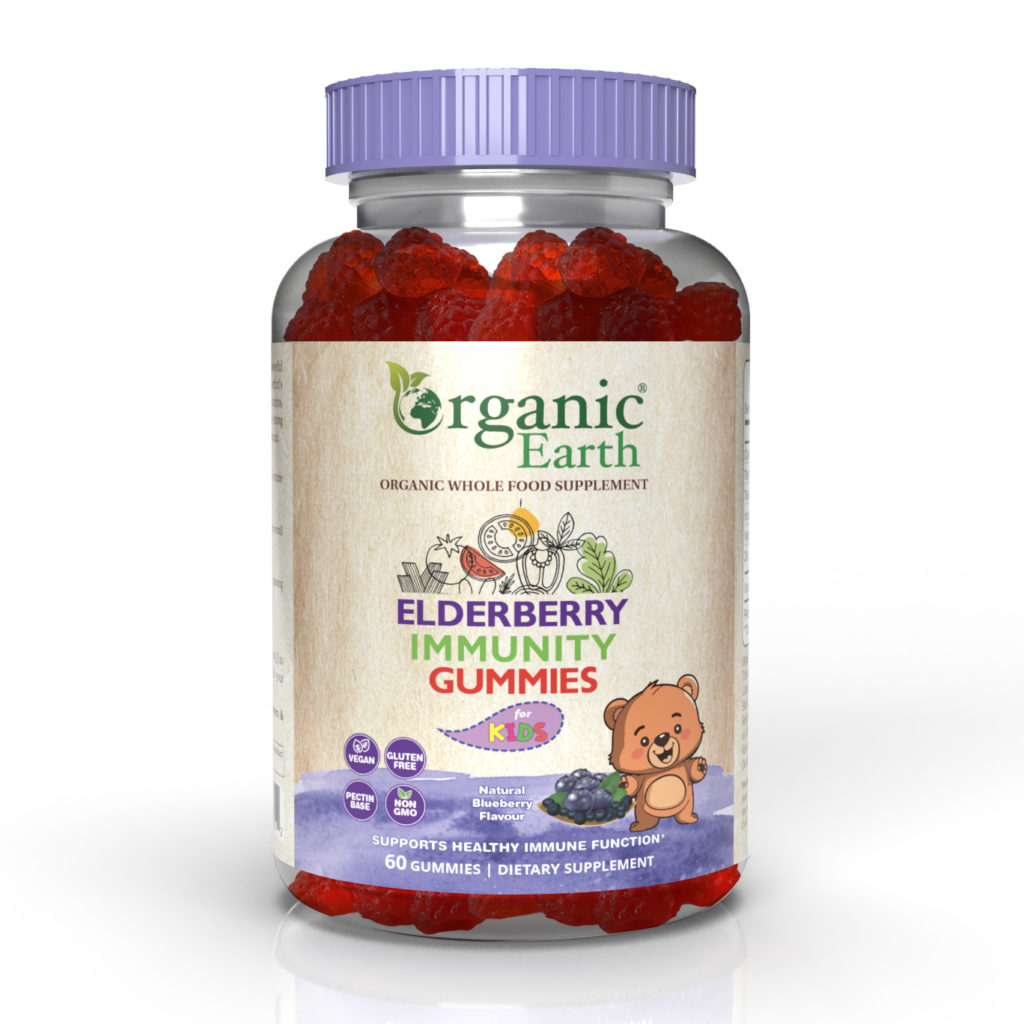 Elderberry Immunity Gummies for kids - Organic Earth