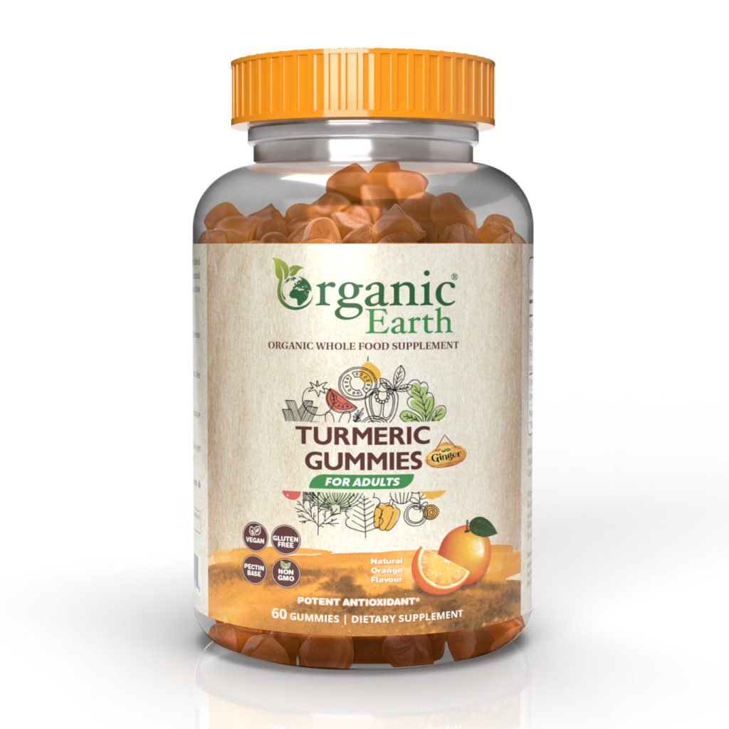 Turmeric Gummies for adults - Organic Earth